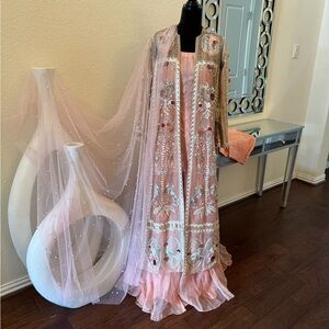 Dresses | Pakistaniindian Designer Nida Azwar Stunning Dress Sm | Poshmark